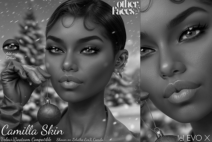 Second Life Marketplace - [OTHER FACES] Demo Camilla Skin / Velour Tones