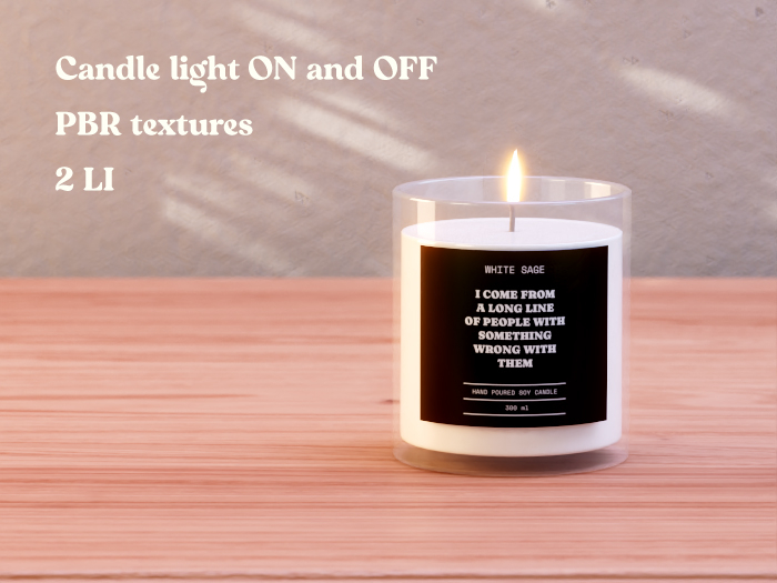 Second Life Marketplace - $NT Mood Candle LONG LINE