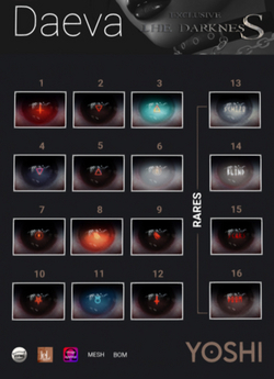 Second Life Marketplace - YOSHI - Daeva Gacha Eyes - 2