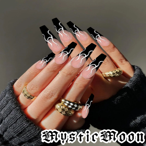 Second Life Marketplace - ((Mystic Moon)) On fire Coffin Nails XL.