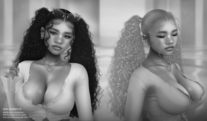 Second Life Marketplace Sxs And Babe Kiwi Hairstyle [demo]