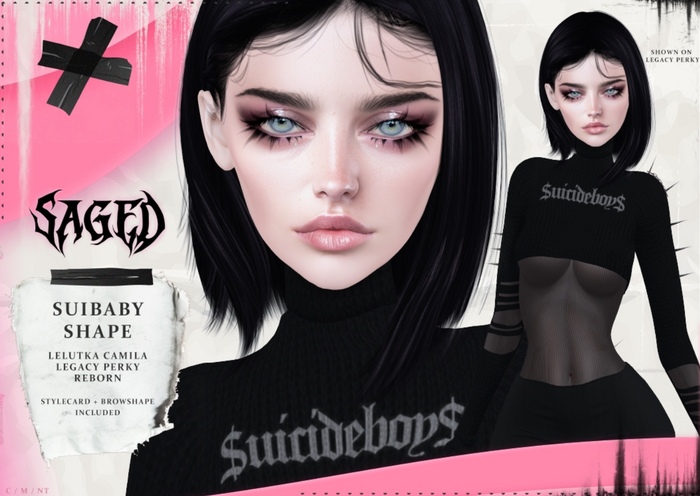 Second Life Marketplace - SAGED. Suibaby Shape. Lel Camila