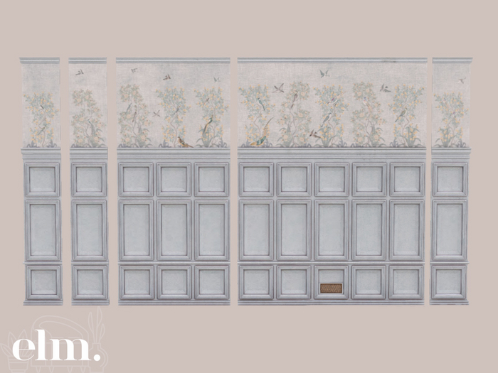 Second Life Marketplace - Elm. Agnes Wall Panel [Sky Blue]
