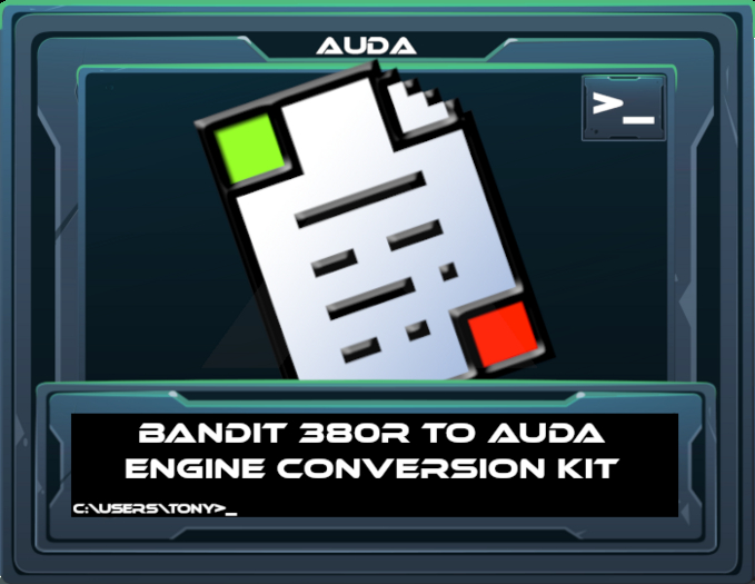 Second Life Marketplace - [Auda] Bandit 380R To Auda Engine Conversion