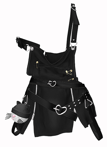 Second Life Marketplace - *CK* Bom bom overall BLACK