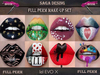 Second Life Marketplace - SaGa Design Full Perm GLAM LIPSTICK SET ''BOM ...