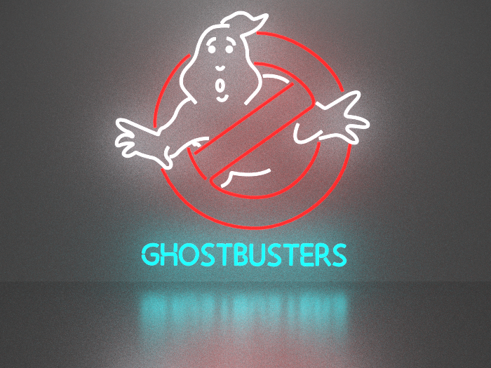 Second Life Marketplace - Ghostbusters 1 neon sign Full Permission