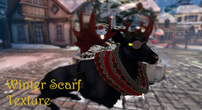 Second Life Marketplace - {Utopia} Winter Scarf For TWI Deer