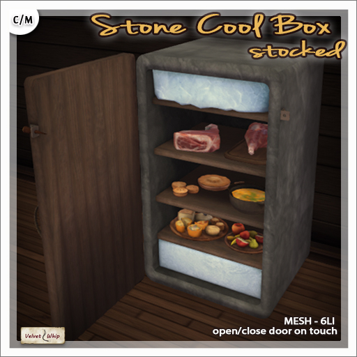 Second Life Marketplace - [V/W] Stone Cool Box - Stocked - Medieval ...