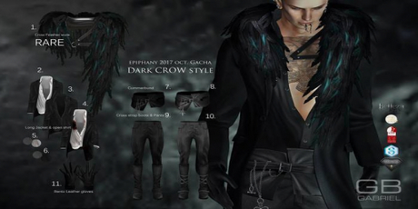 Second Life Marketplace - .::GB:: DARK CROW STYLE FULL SET + RARE ( 11 ...