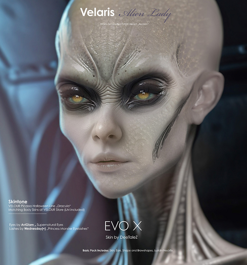 Second Life Marketplace - DeeTaleZ *SKINS - FANTASY* lel EVOX - Velaris ...