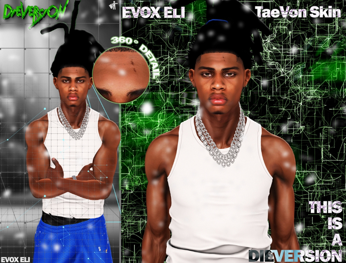 Second Life Marketplace - /DV/ TaeVon Skin (Eli Evox)