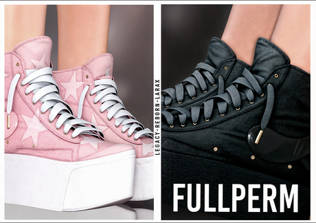 Second Life Marketplace - CREATIVE SCANDAL. 385- FULLPERM SNEAKERS ...