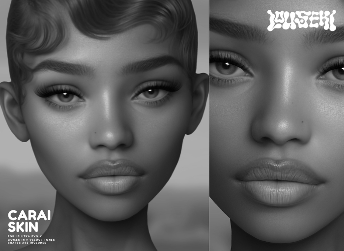 Second Life Marketplace - LOUSEKI x LeL EvoX - Carai Skin (DEMO)