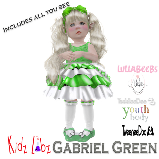 Second Life Marketplace - KL Gabriel Green Boxed