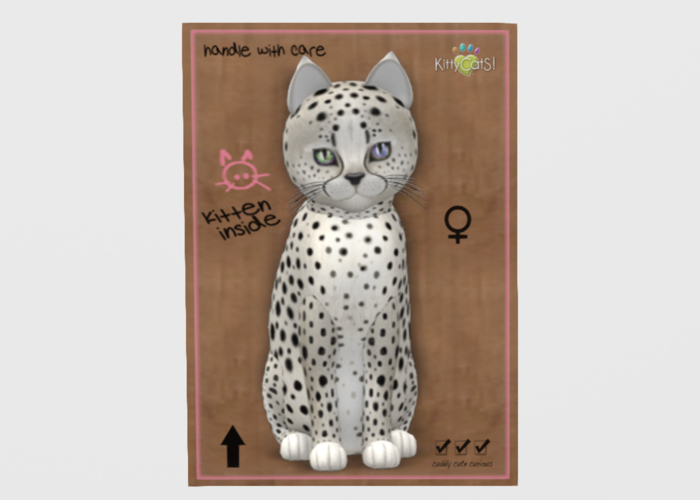 Second Life Marketplace - Female Breedable Cat Cheetah! - Maltese Black ...
