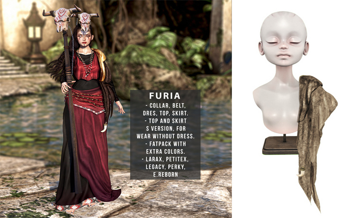 Second Life Marketplace - UNA. Furia Fur Beige