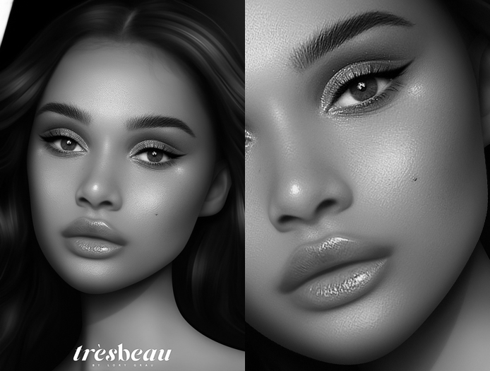 Second Life Marketplace - tres beau x lelutka evox - jessica skin (demo)