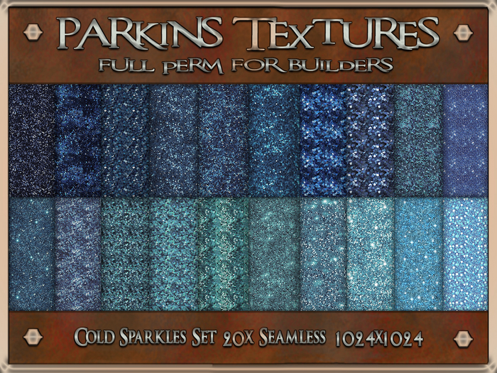 Second Life Marketplace - Parkins Textures - Cold Sparkles Set - 20x ...
