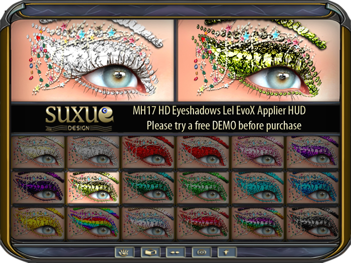 Second Life Marketplace - Makeup Eyeshadow HD Lel EvoX Demo