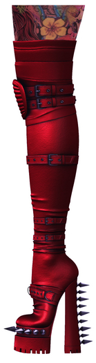 Second Life Marketplace - Limited Addiction - Bria Boots - Red