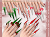 Second Life Marketplace - [Aura Design] Noella Nail & Bow Set - FATPACK