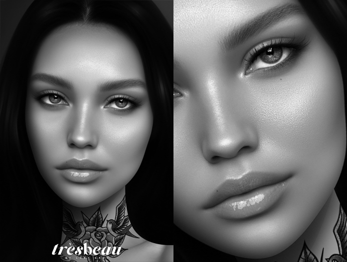 Second Life Marketplace Tres Beau X Lelutka Evox Lilith Skin Demo