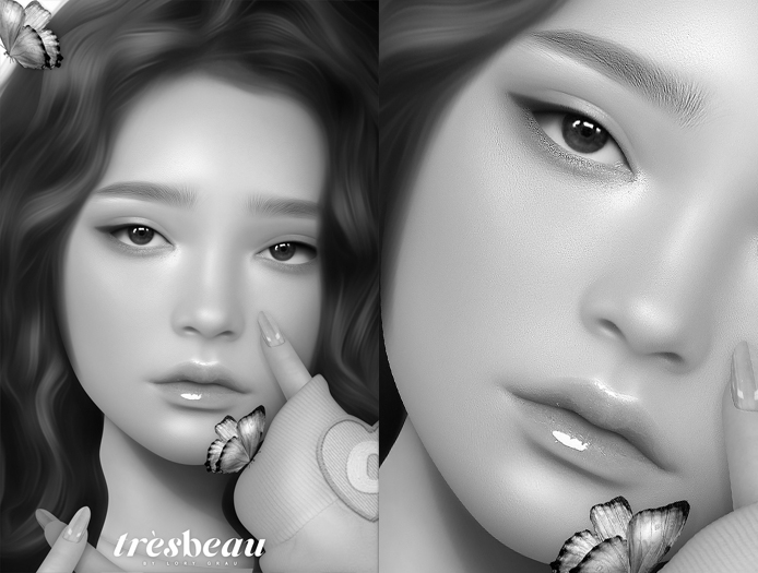 Second Life Marketplace - tres beau x lelutka evox - lovely skin (demo)