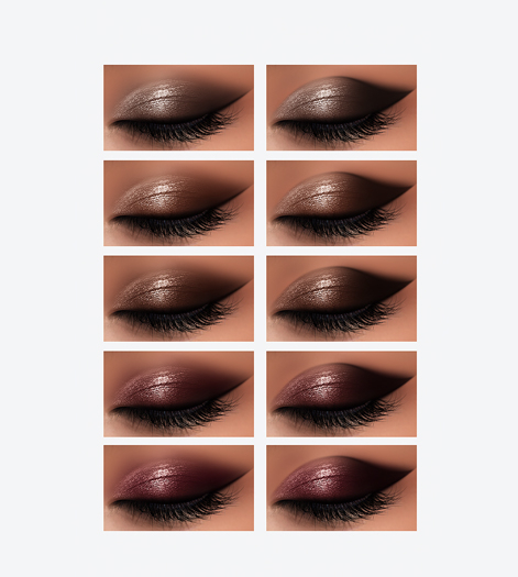 Second Life Marketplace - tres beau x lel evo - aries eyeshadow (fatpack)