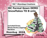 Second Life Marketplace - *MC*Formal Gown DEMO Snowflakes TD B only