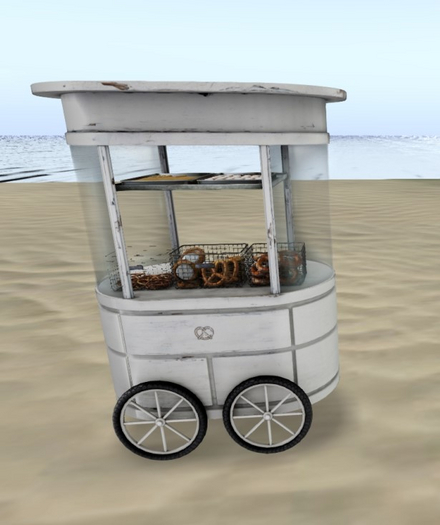 Second Life Marketplace Ionic Pretzel Cart