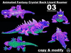 Second Life Marketplace - !O! - animated fantasy crystal back lizard ...