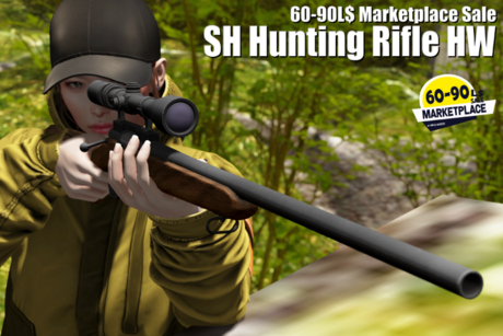 Second Life Marketplace - SH Hunting Rifle HW F (Unpack) Combat 2.0