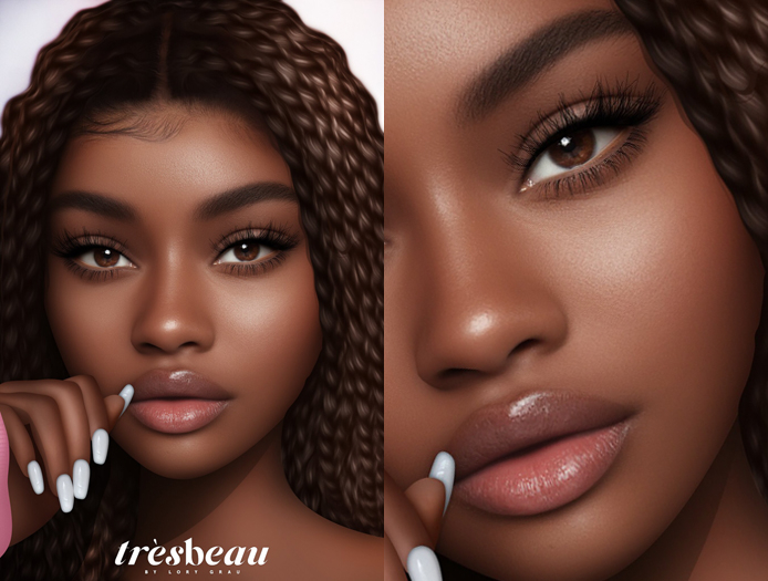 Second Life Marketplace - tres beau x lelutka evox - baddie skin (fatpack)