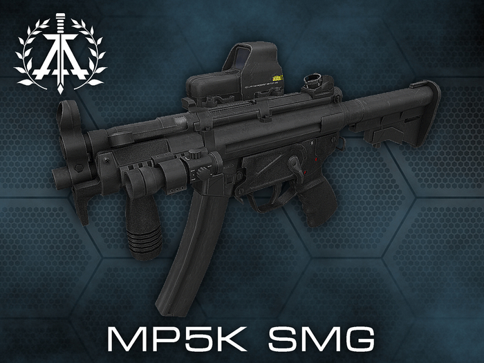 Second Life Marketplace - Advanced Tactical Firearms - MP5K Submachine Gun
