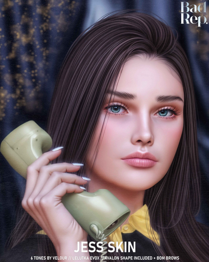 Second Life Marketplace - Bad Reputation - Jess Skin - Lel EvoX - Porcelain