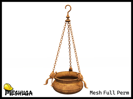 Second Life Marketplace - Meshuga Traditional Hindu Diya for Puja FULL ...