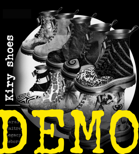 Second Life Marketplace - :::darKrose::: Kiry shoes DEMO