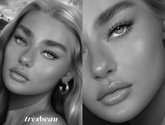 Second Life Marketplace - tres beau x lelutka evox - jess skin (demo)