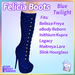 Second Life Marketplace - ~TL~ Felicia Boots Blue Twilight