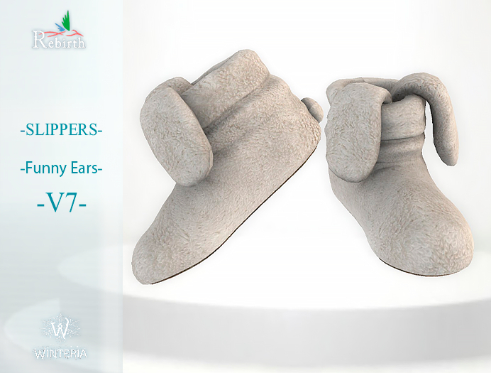 Second Life Marketplace - Slippers-Funny Ears-V7-Rebirth