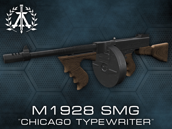 Second Life Marketplace - Advanced Tactical Firearms - M1928 "Chicago ...