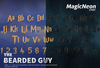 Second Life Marketplace - Pack Magic Alphabet Neon - The Bearded Guy