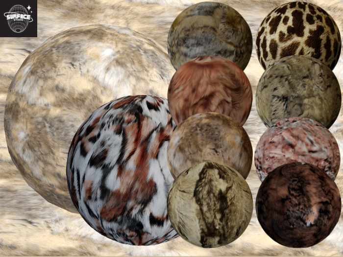 Second Life Marketplace - PBR Mega Fur Pack 35 Textures!