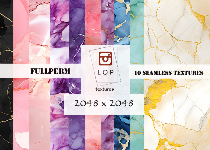 Second Life Marketplace - LOP MARBLE TEXTURES PACK 1