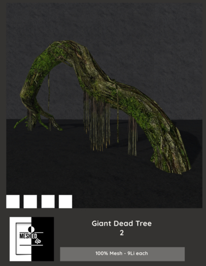 Second Life Marketplace - MeshedUp: Giant Dead Tree 2