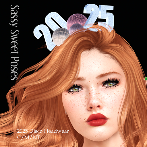 Second Life Marketplace - SSP - 2025 Disco Headwear Group Gift (ad to open)