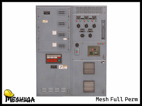 Second Life Marketplace - Meshuga Switchgear Panel FULL PERM MESH
