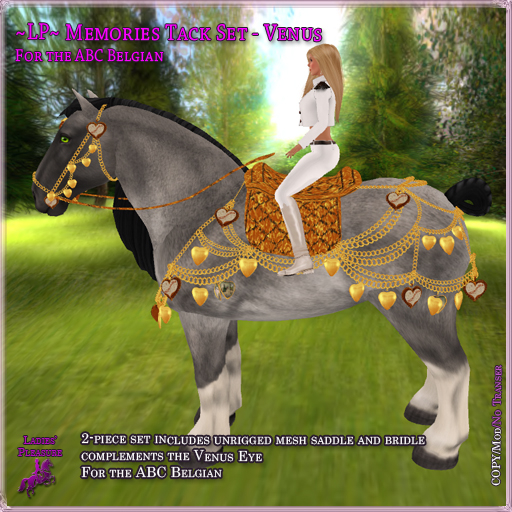 Second Life Marketplace - ~LP~ Memories Tack Set (BOXED) Belgian Venus