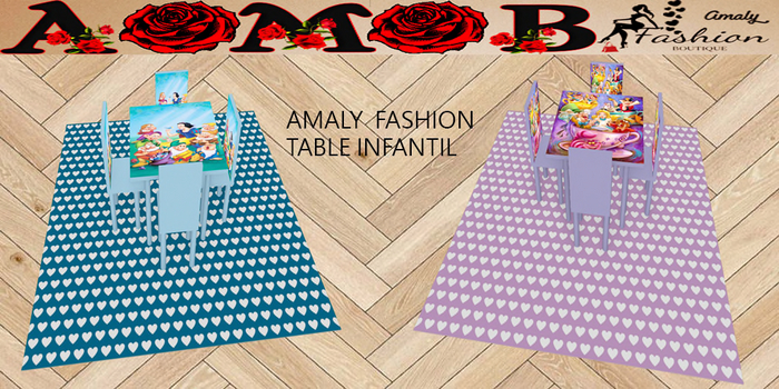 Second Life Marketplace - table infantil alice blanca